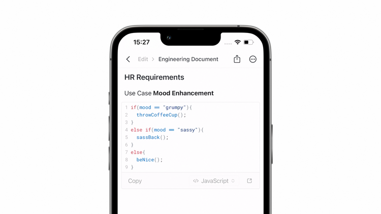 Could this be the best code editor in a writing app? | Craft